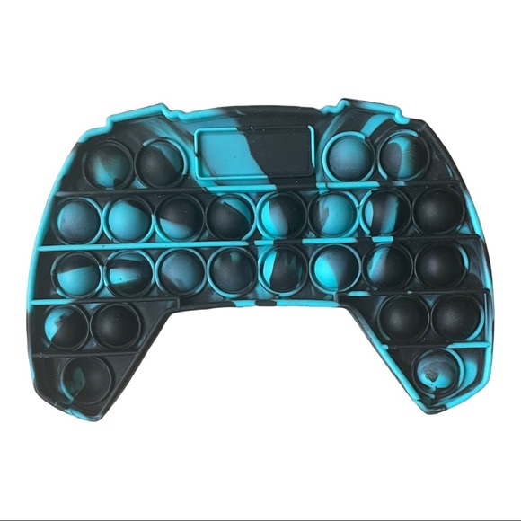 Toys | Kids Blue Black Game Controller Shaped Pop It Fidget Toy Nwot ...